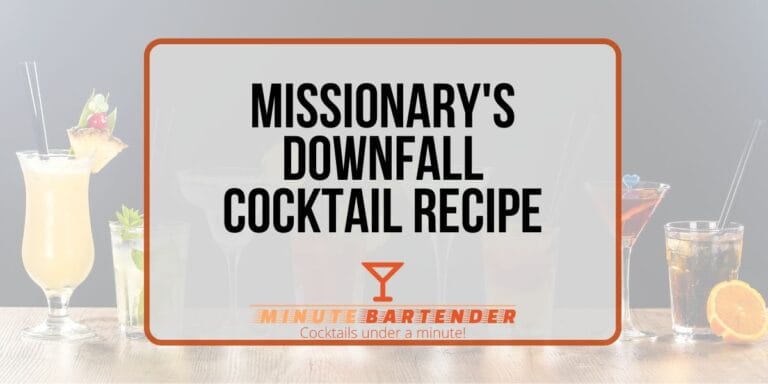 Rocket Fuel Cocktail Recipe - MINUTE BARTENDER